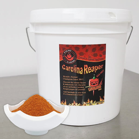 4LB Carolina Reaper Pepper Powder in 1 Gallon Plastic bucket/pail ...